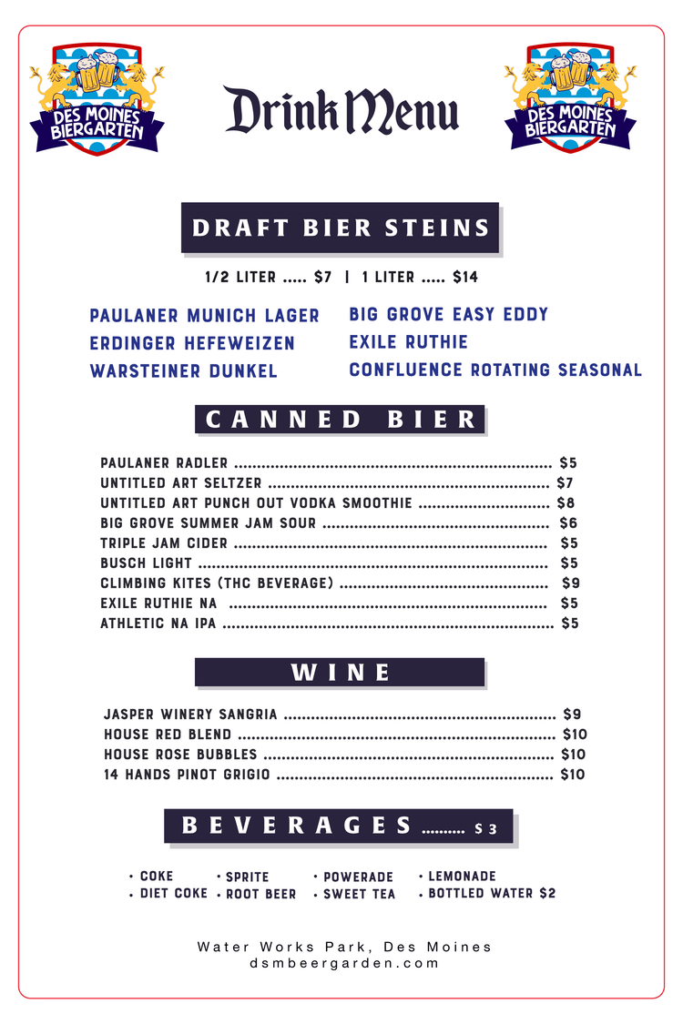 Des Moines Biergarten